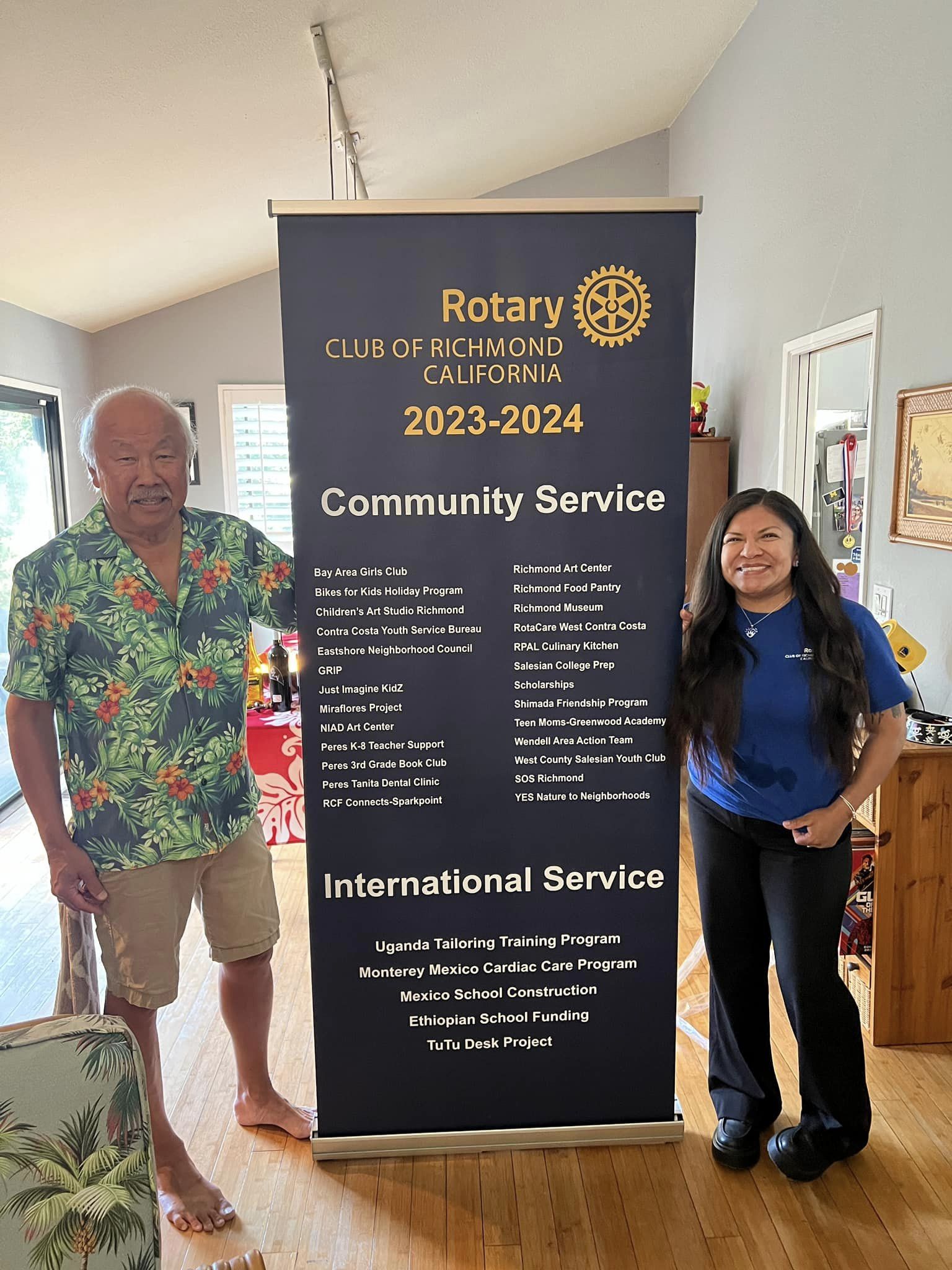 Community Services Committee Mahalo Party – Richmond CA Rotary